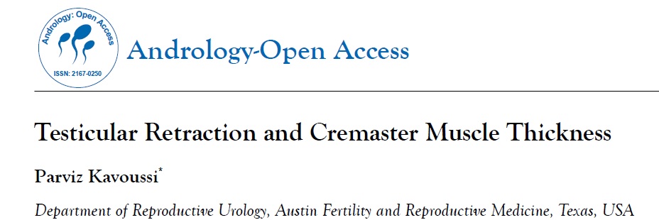Dr. Kavoussi publishes commentary on testicular retraction in Andrology ...